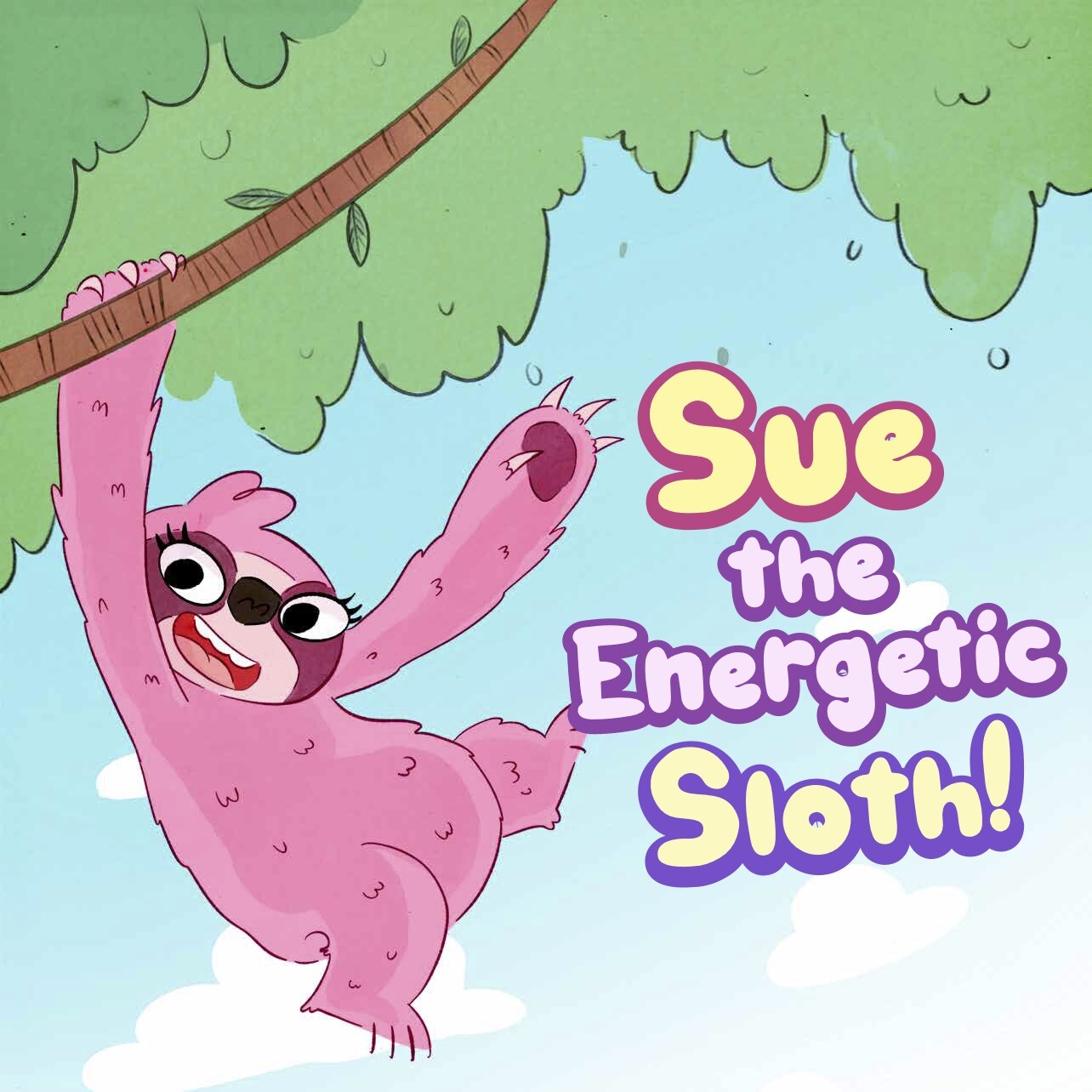 ArtStation - Sue The Energetic Sloth - Kidly