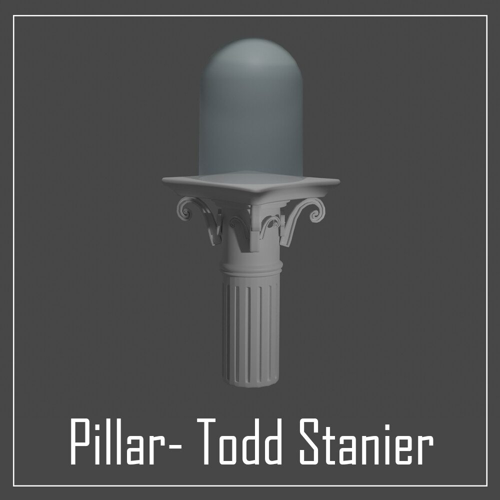 ArtStation - Pillar model