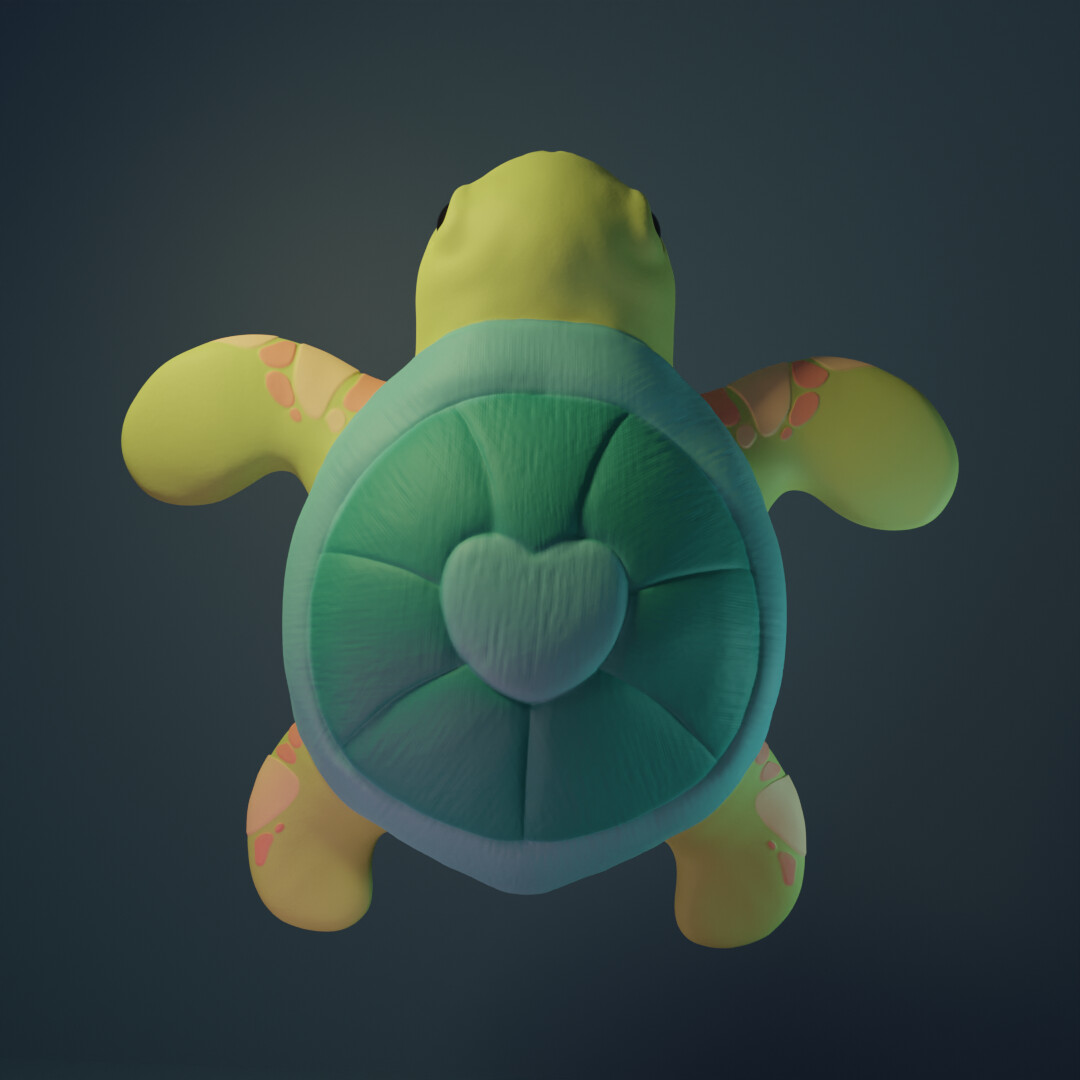 ArtStation - Turtle 3D sculpt