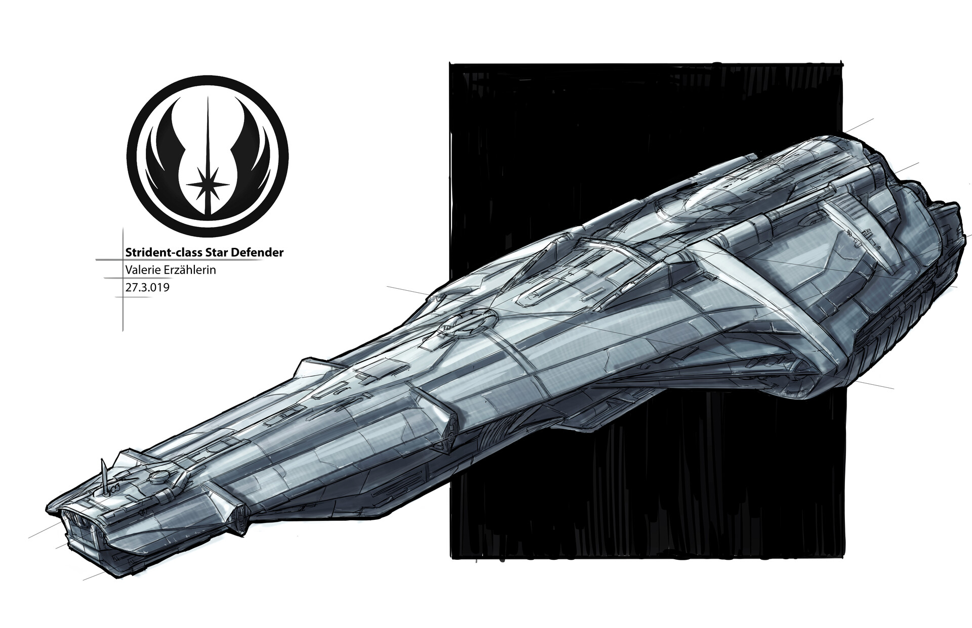 ArtStation - Stridant (EAWX Concept Art, NR/Corellian Battleship)