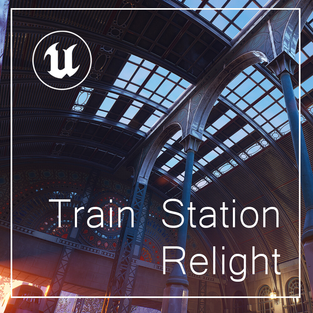 ArtStation - Train Station - Relight