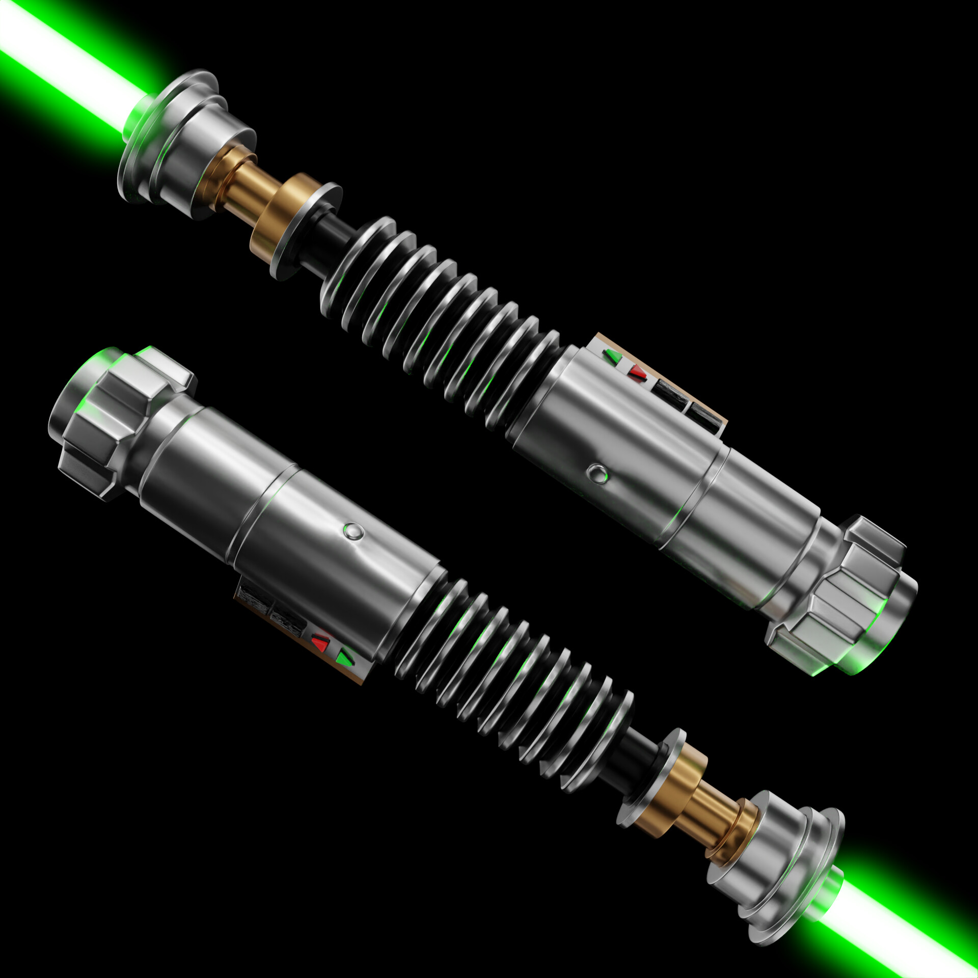 ArtStation - Luke Skywalker's Lightsaber | Render