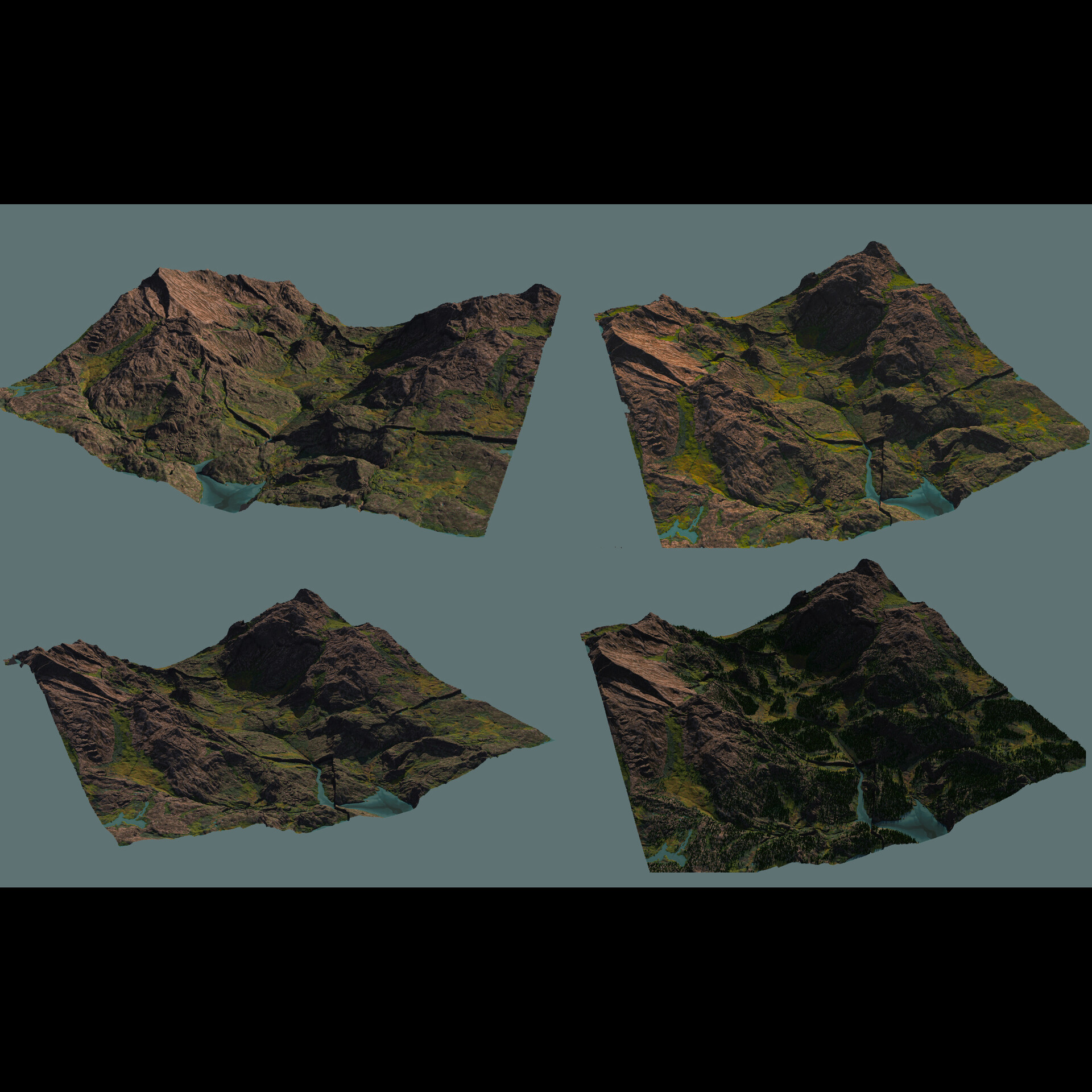 ArtStation - Citadel1: Gaea terrain base