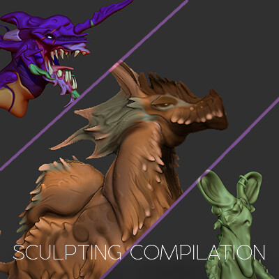 ArtStation - Concept Sculpting Compilation [WIP]