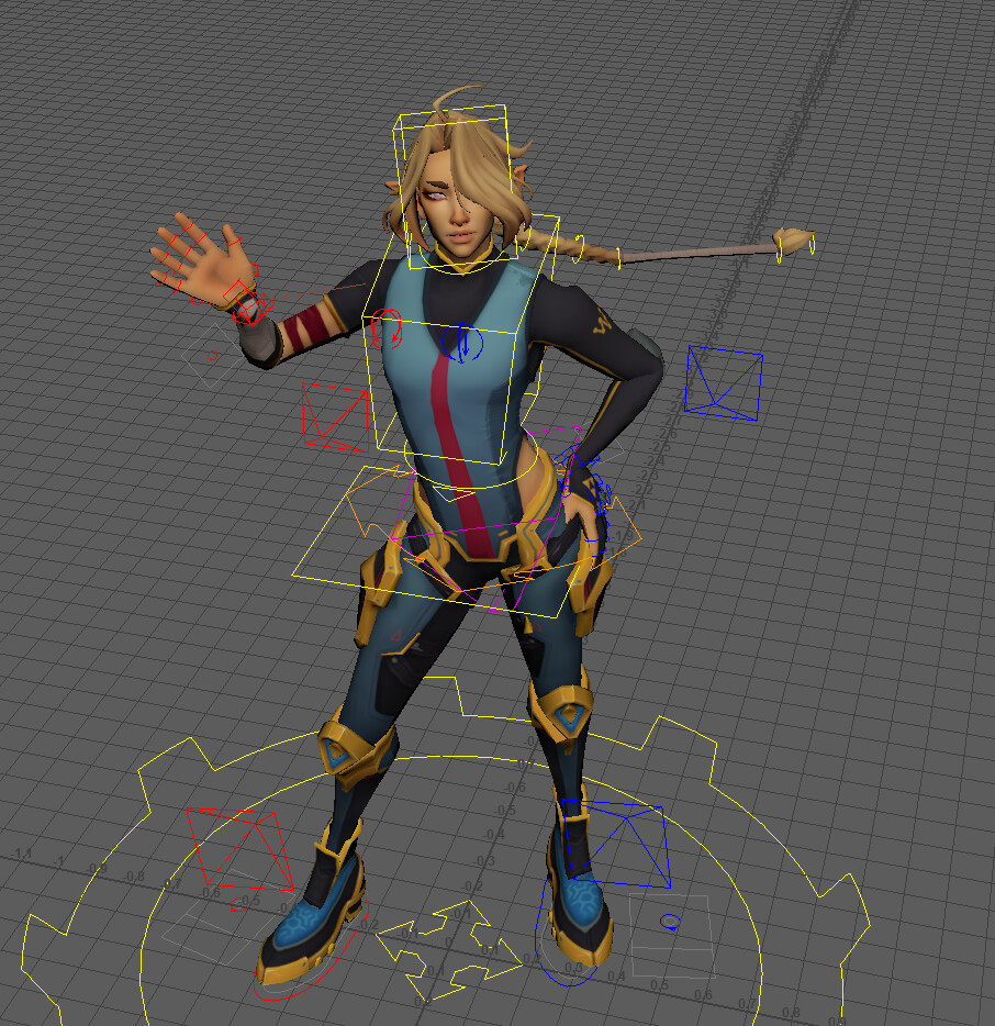 ArtStation - Rigging Showcase - Sheik