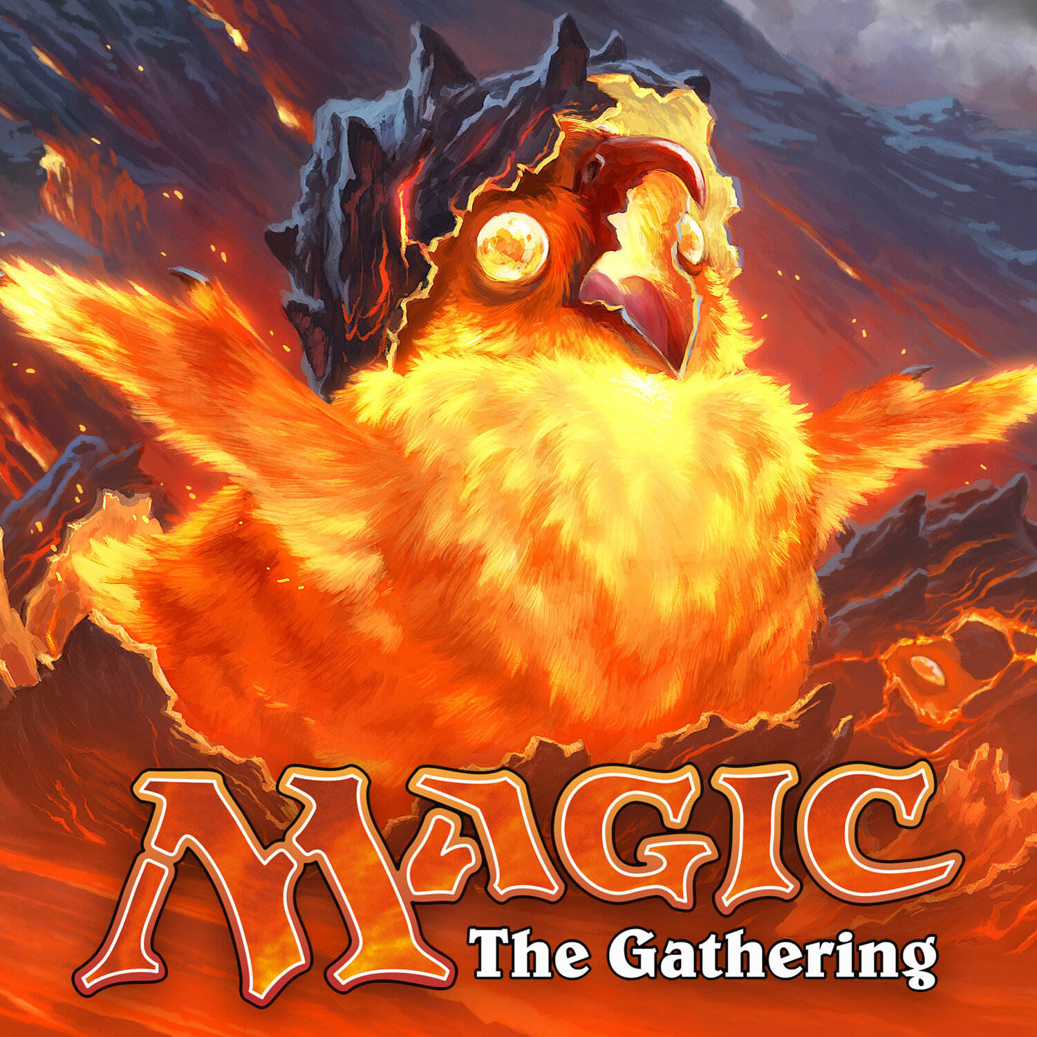 ArtStation - Phoenix Chick - Magic the Gathering