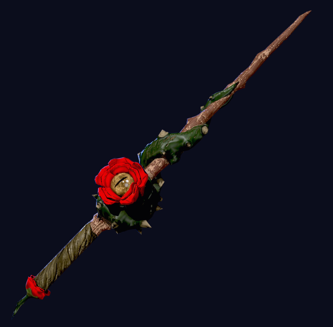 ArtStation - Inktober challenge: Rose Wand
