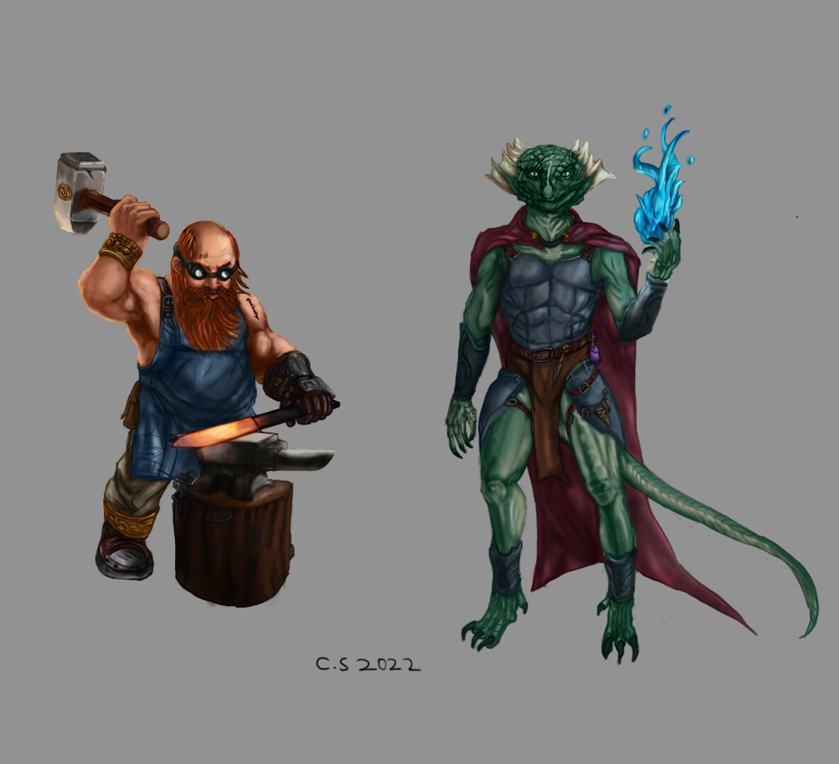 ArtStation - Dragon's Rise Forgotten Realms Character Designs