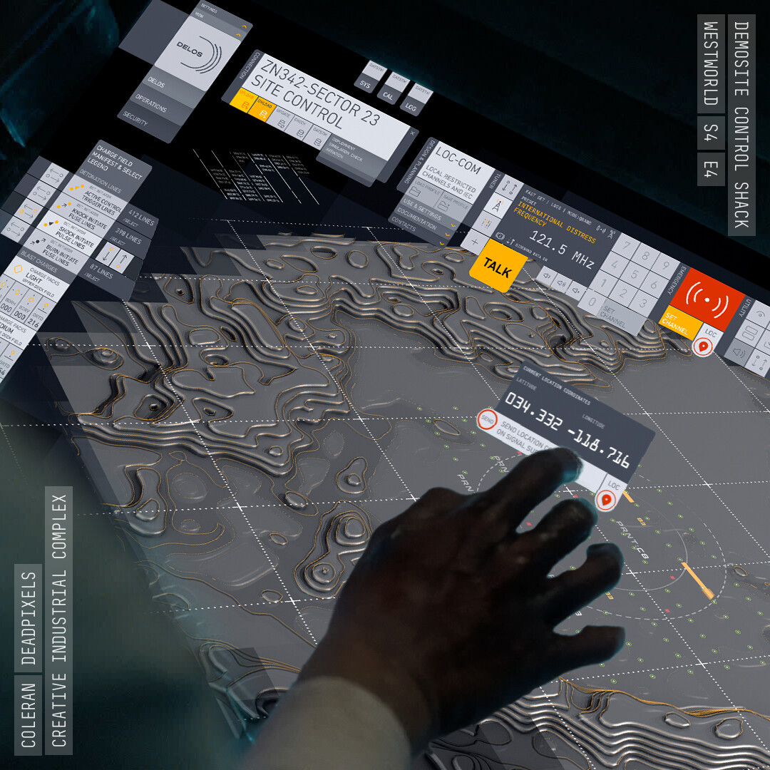 ArtStation - Westworld s4e4 Control Shack