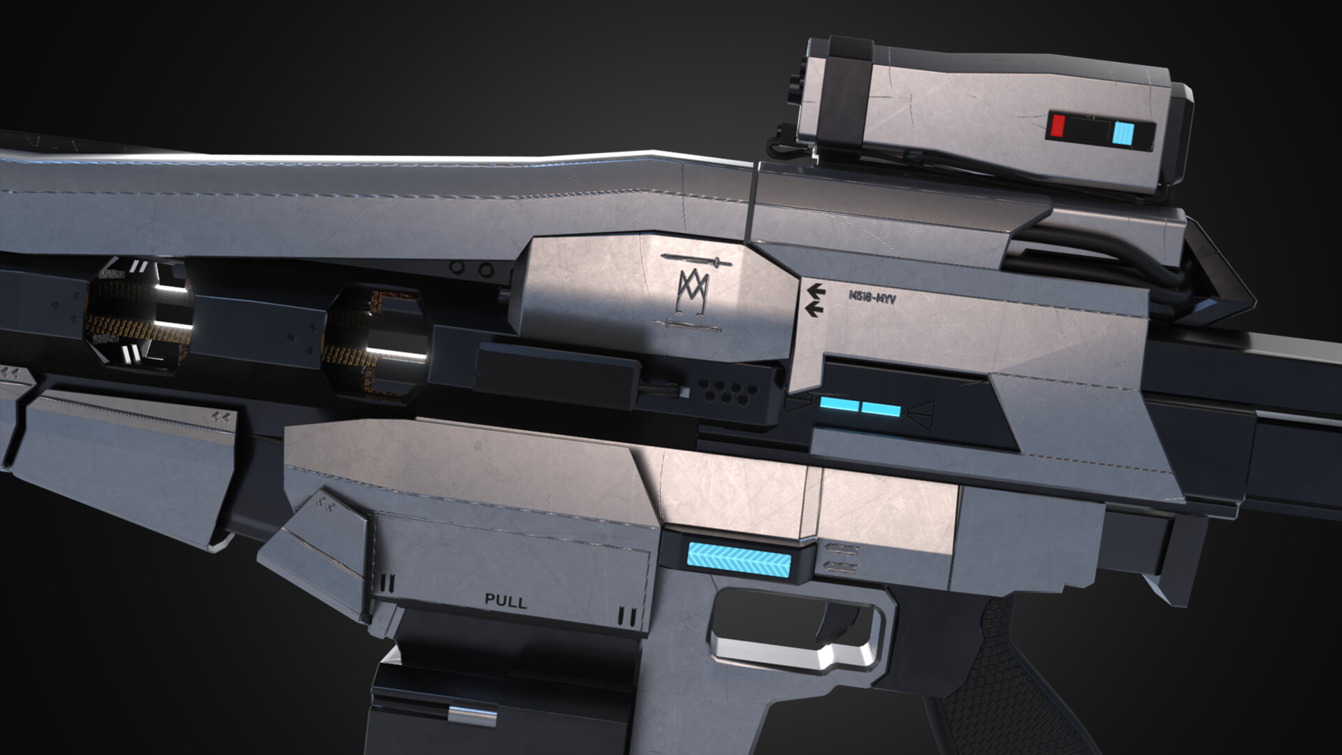 ArtStation - Destiny AR railgun concept animation