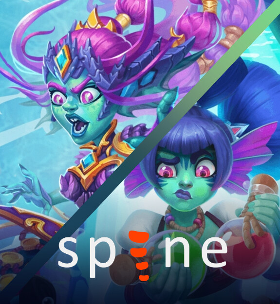 ArtStation - 2d animations mermaids