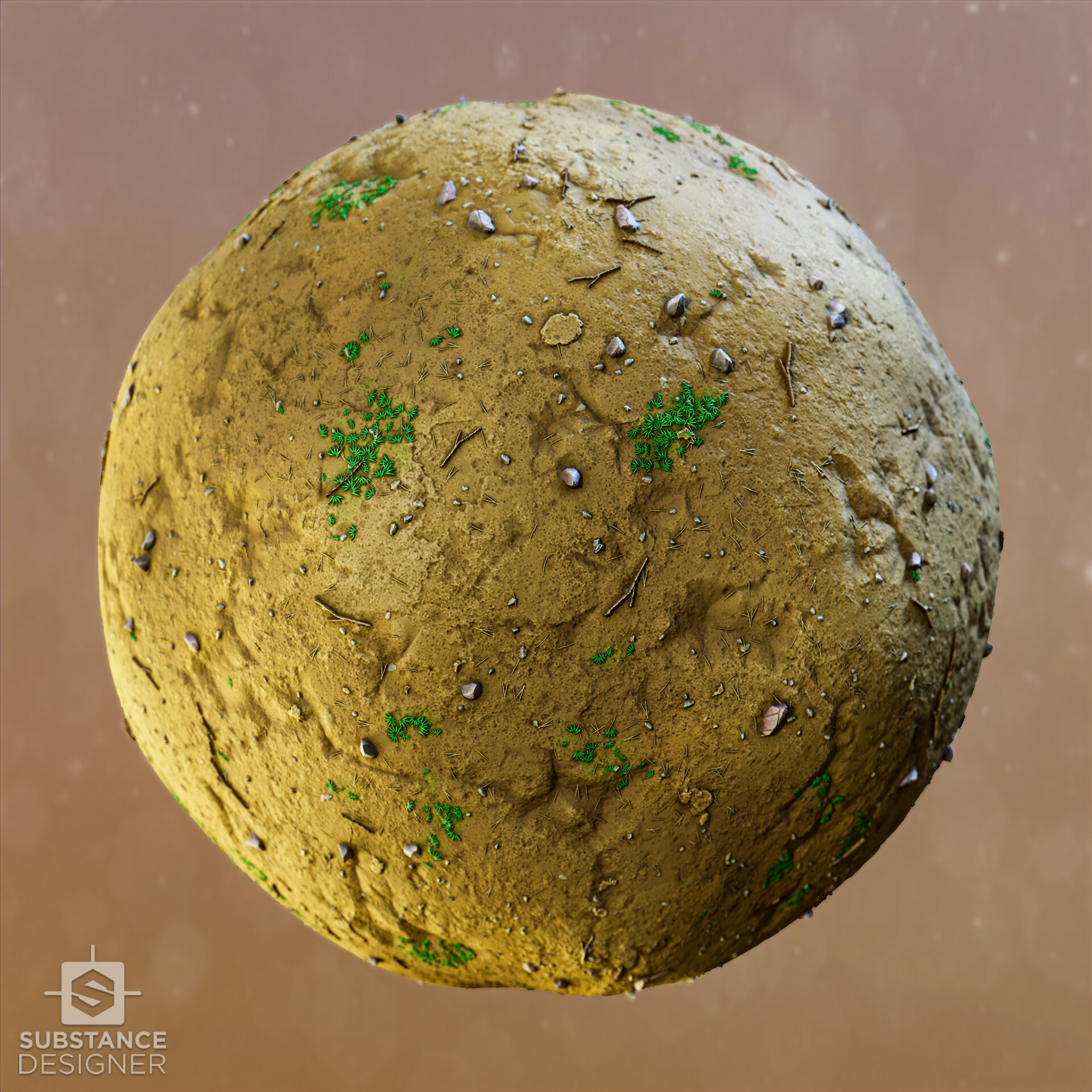 ArtStation - Stylized Ground Material