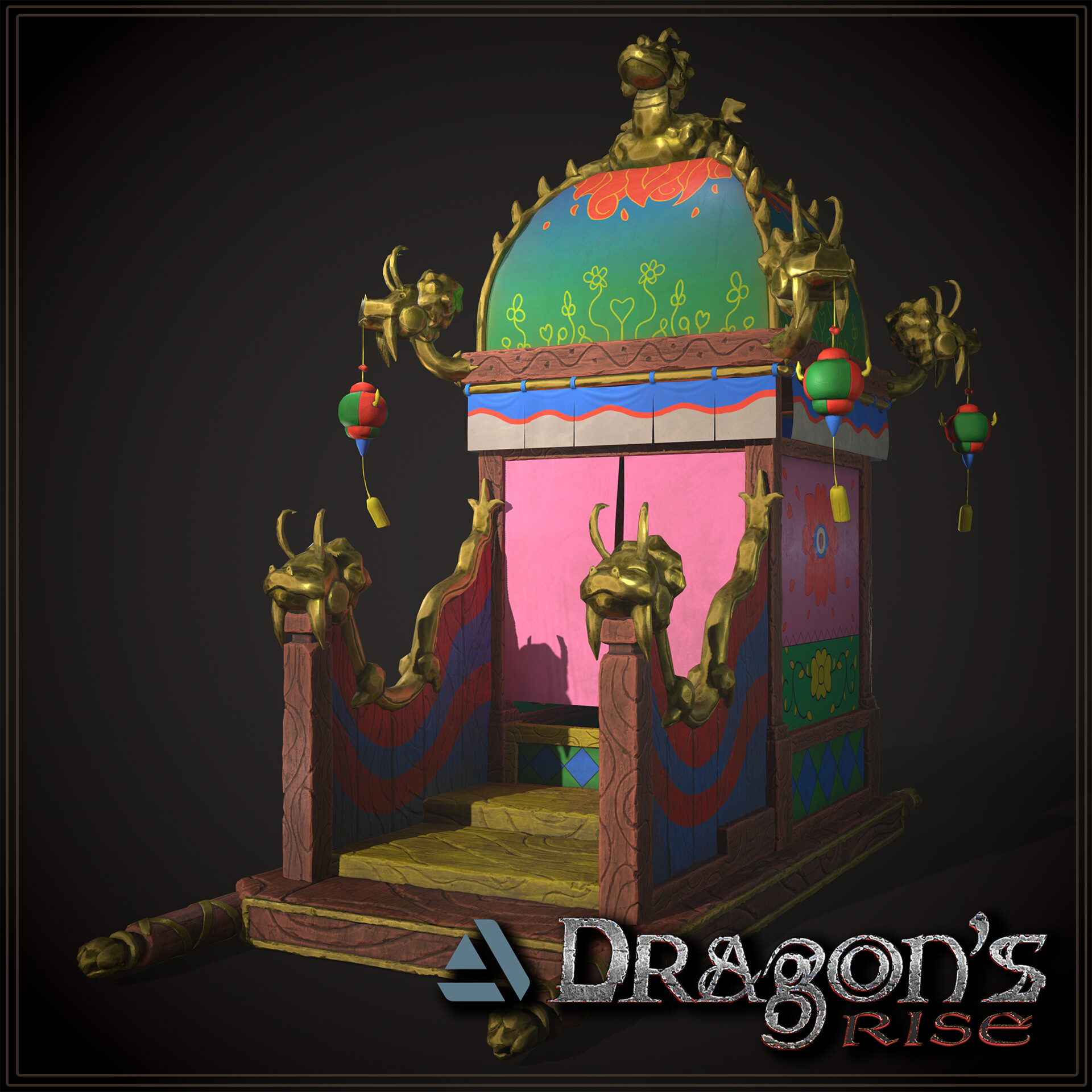 ArtStation - Dragon's Rise: The Forgotten Realms - Portable Throne