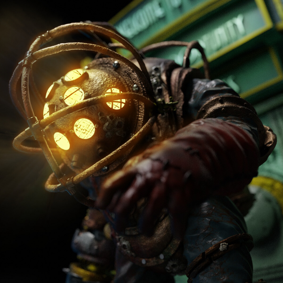 Artstation Bioshock Big Daddy