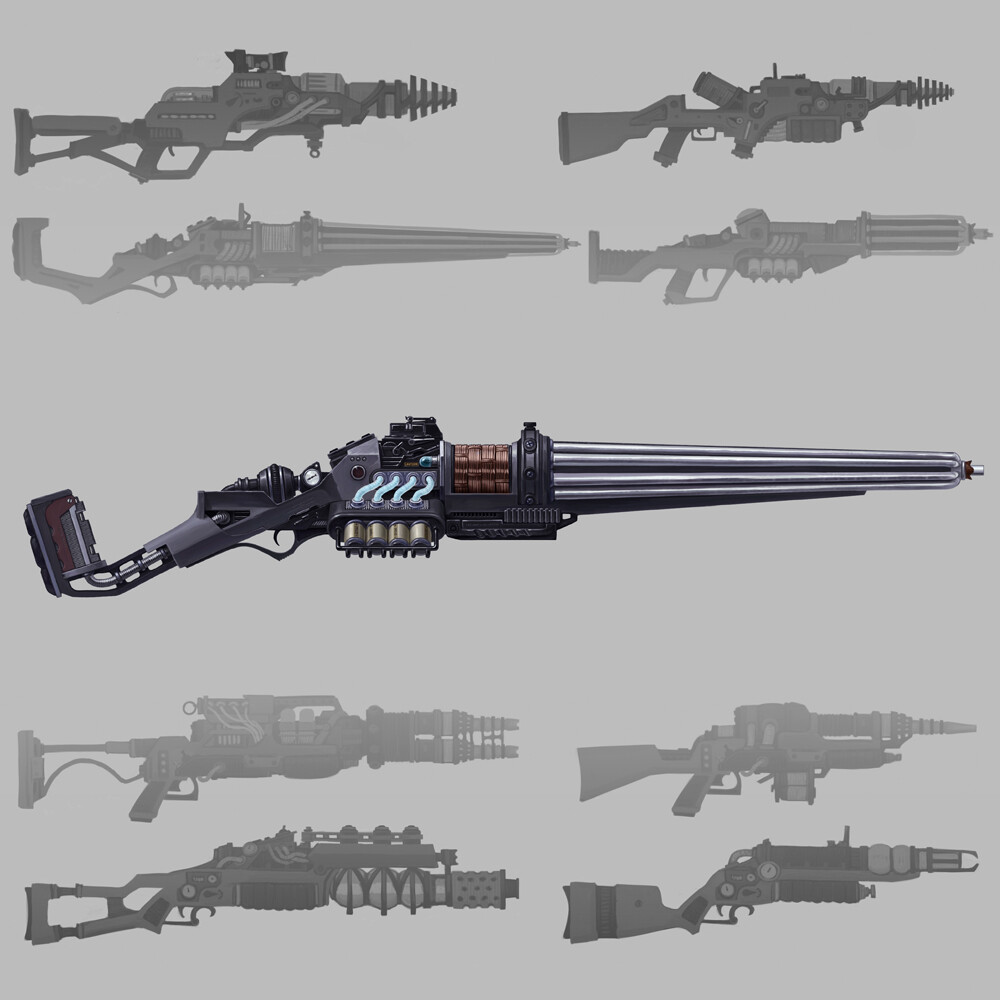 ArtStation - Fallout_Plasma Rifle (Fan Concept)