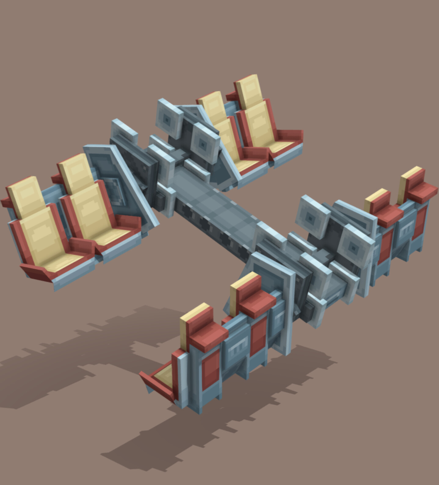 ArtStation - 4D Free Spin ride vehicle