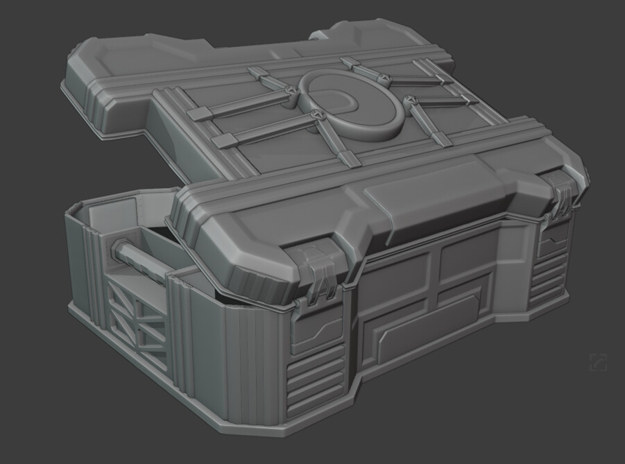 ArtStation - Sci-fi Crate Concept