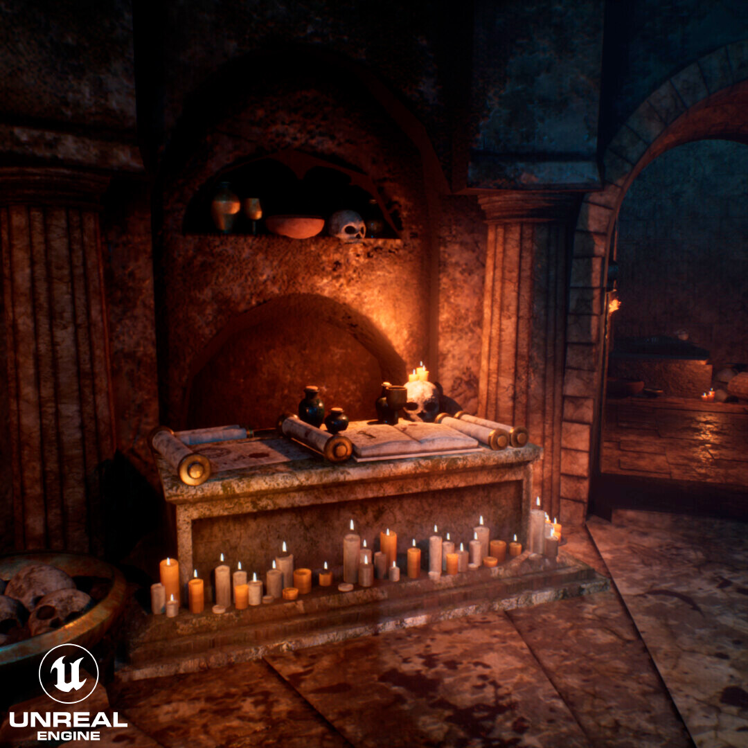 ArtStation - Crypt - Environment - Unreal Engine 5