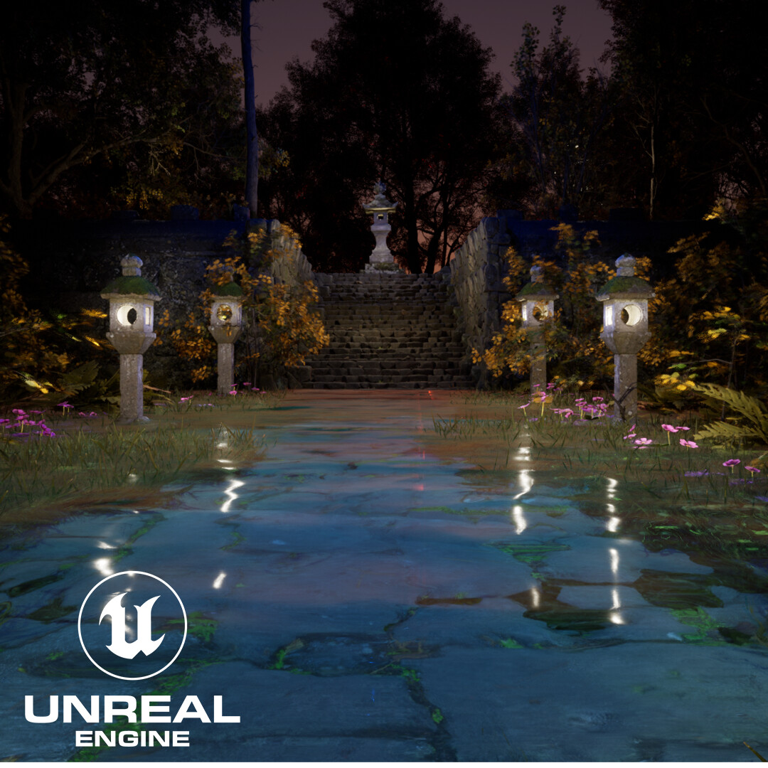ArtStation - Lighting practice in unreal engine 5.