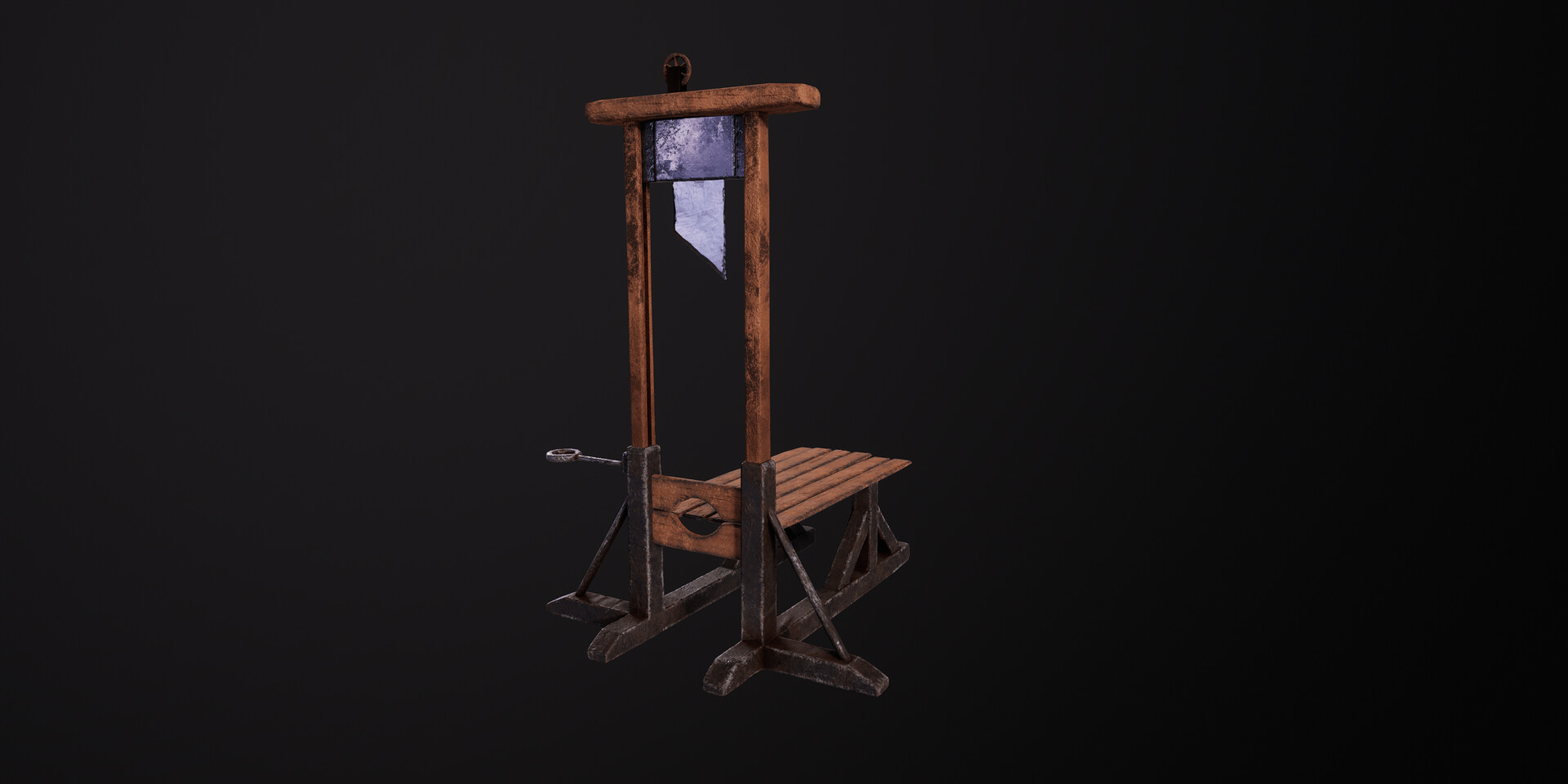ArtStation - Guillotine-game-ready prop