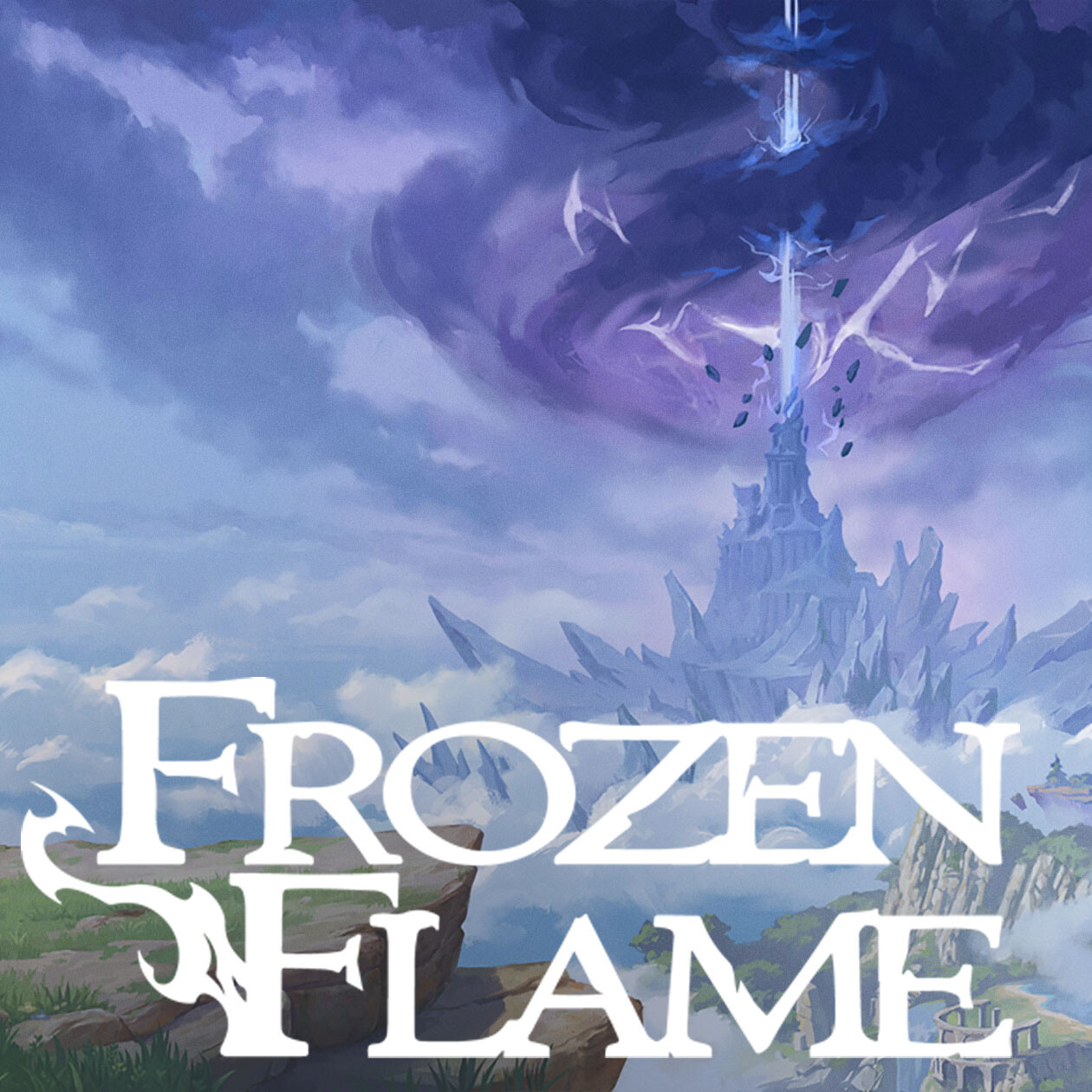 ArtStation - Background for Frozen Flame game