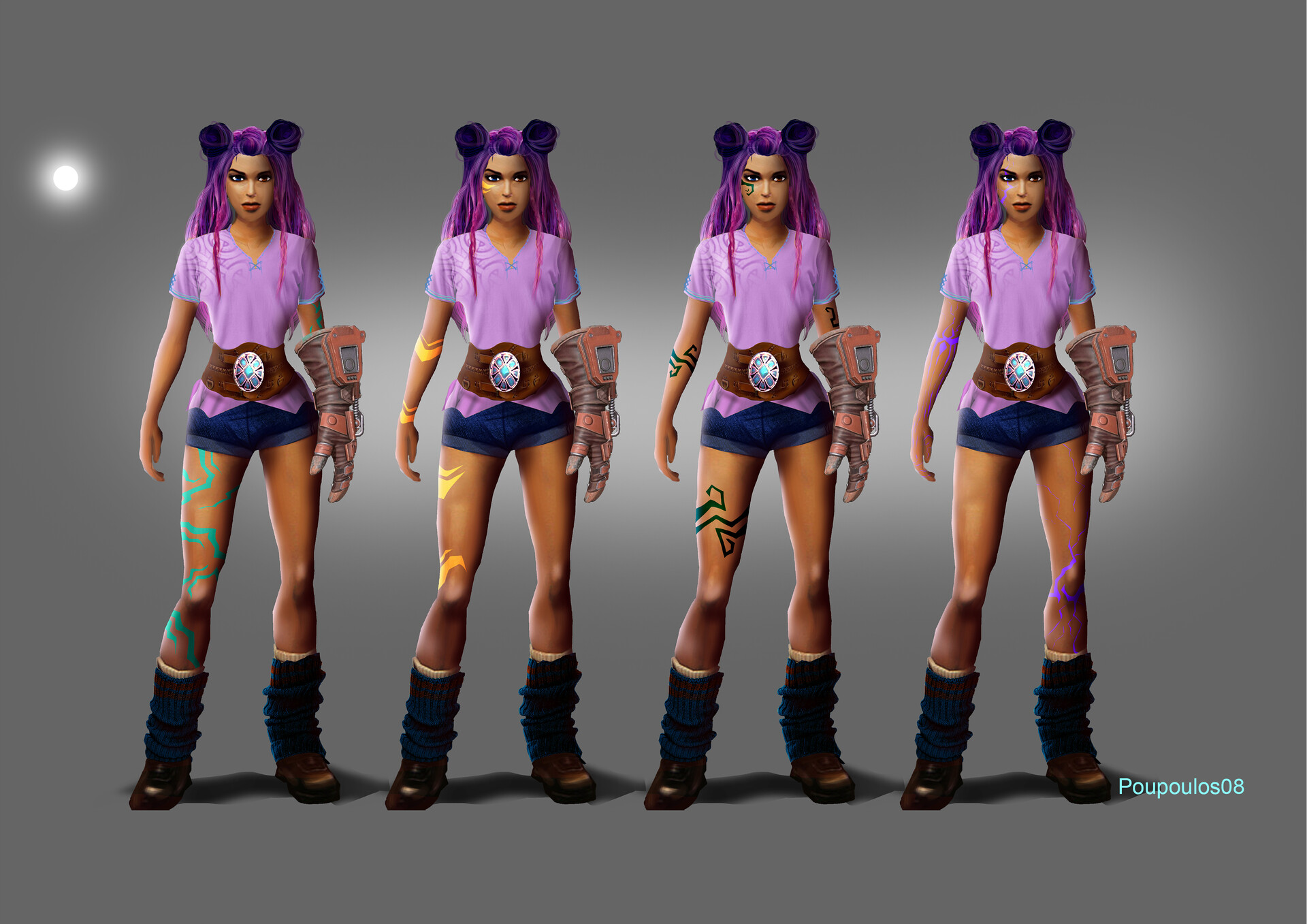 ArtStation - Chara design video-games