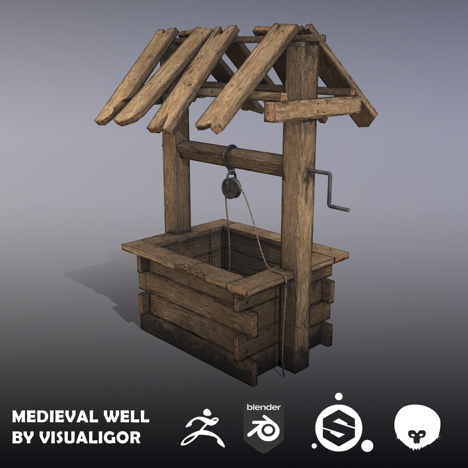 ArtStation - Medieval Well