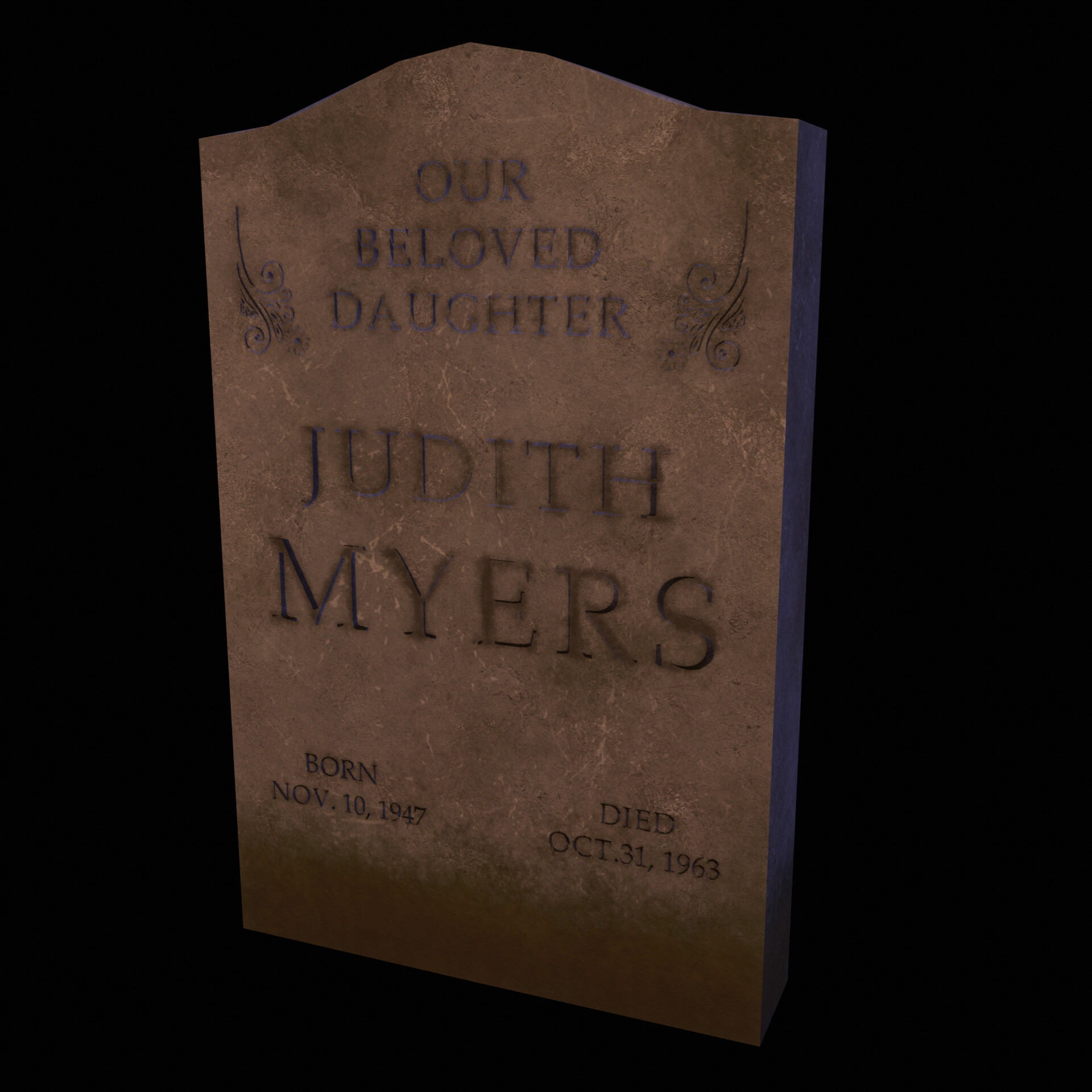 ArtStation - Judith Myers Tombstone