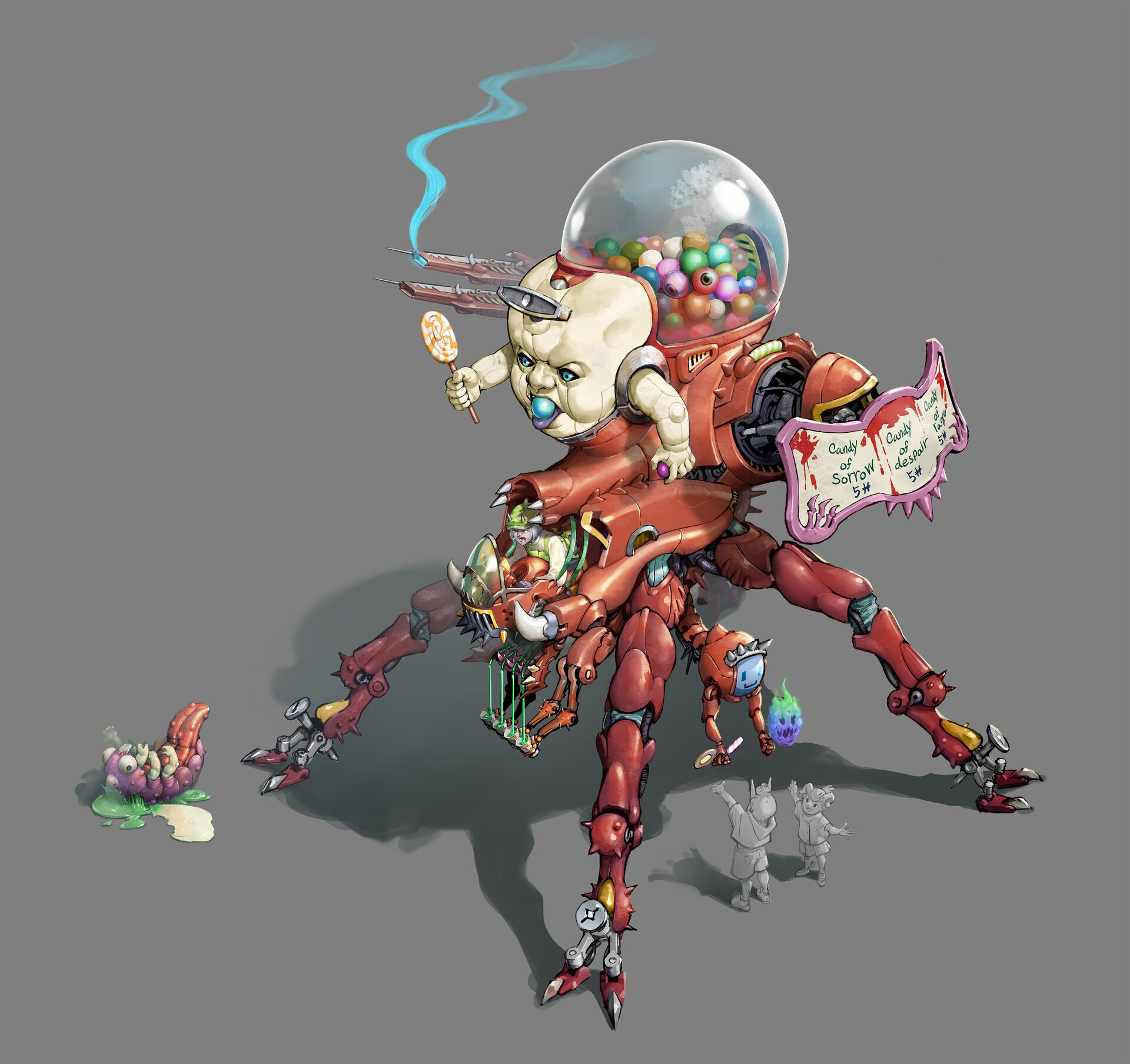 ArtStation - candy machine of hell