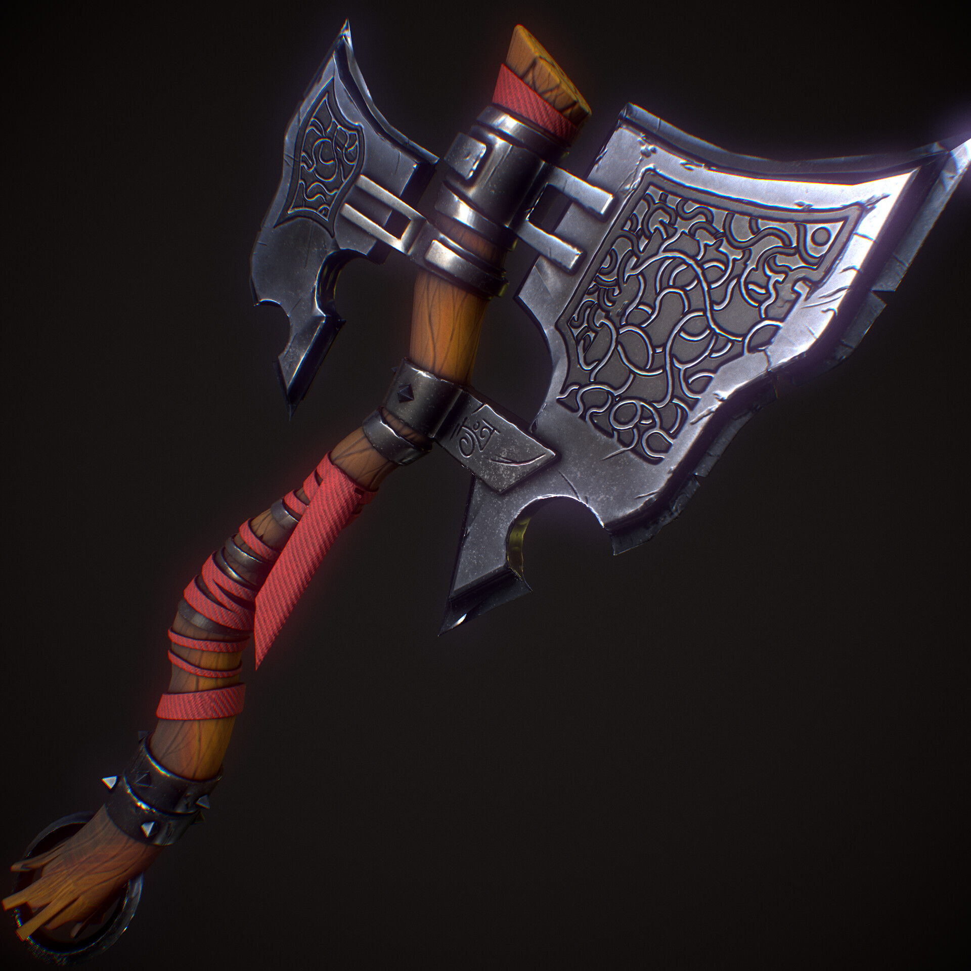 ArtStation - Stylized fantasy axe concept