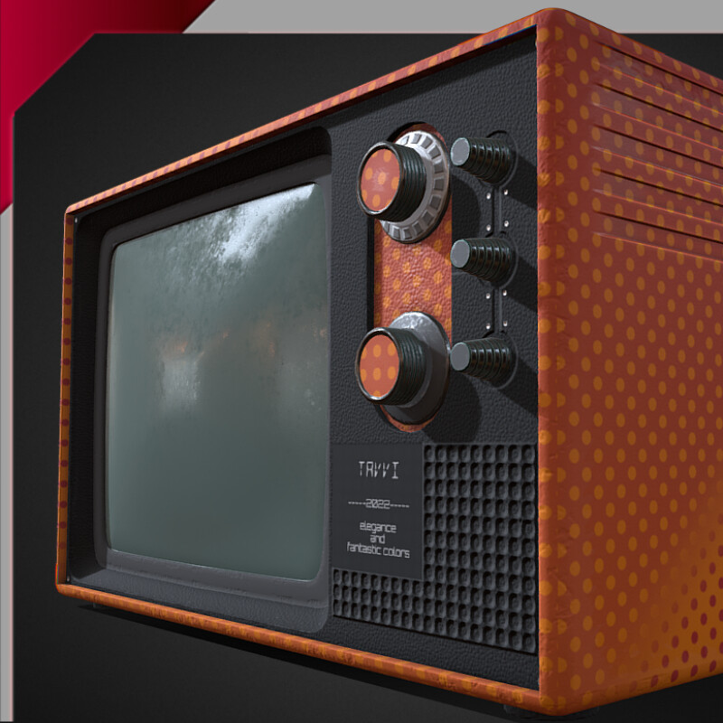 ArtStation - Retro candy television