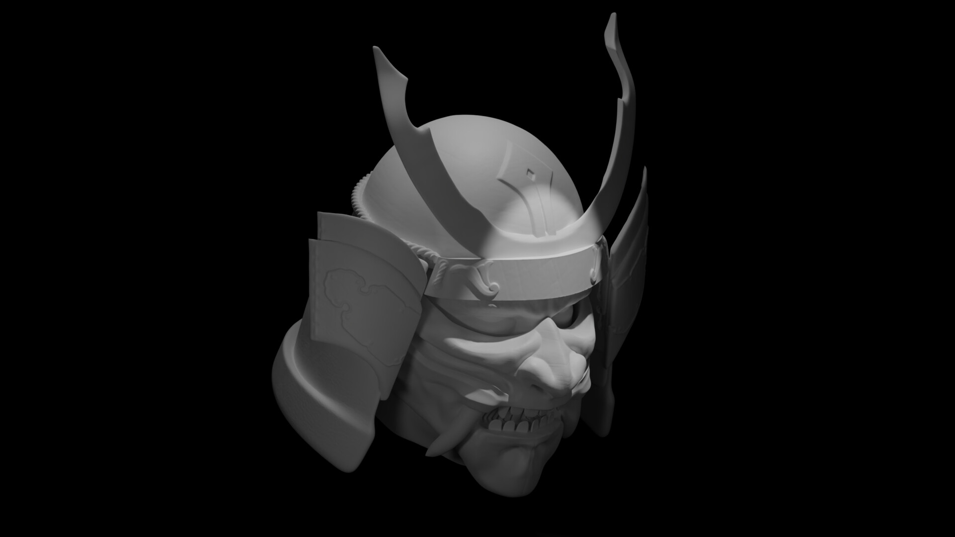ArtStation - Samurai head