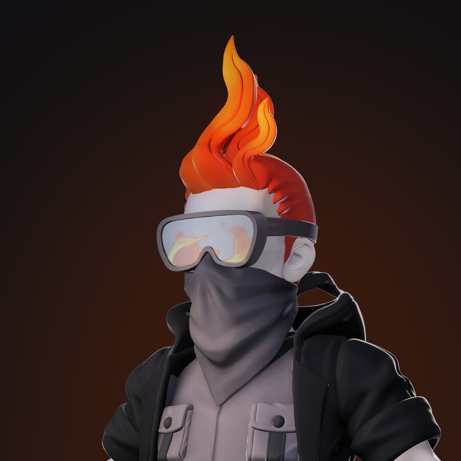 ArtStation - Fire-raiser Warrior