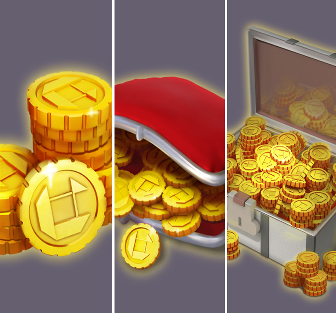 ArtStation - Game icons. Concept of money icons