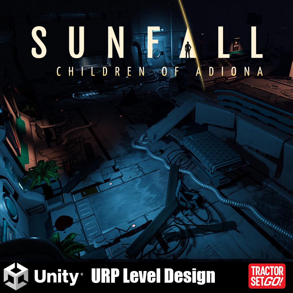 ArtStation - Sunfall Children of Adiona : Sci-Fi Interior Level Design ...