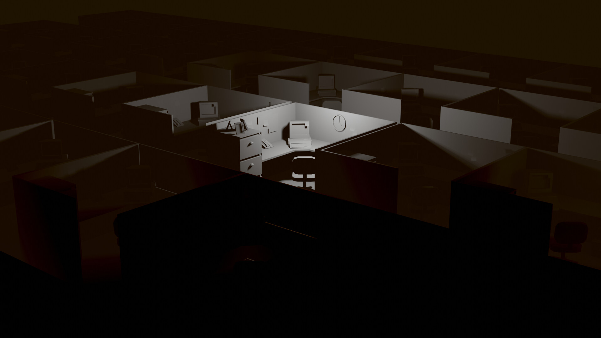 ArtStation - Worker's Cubicle | VR Environment