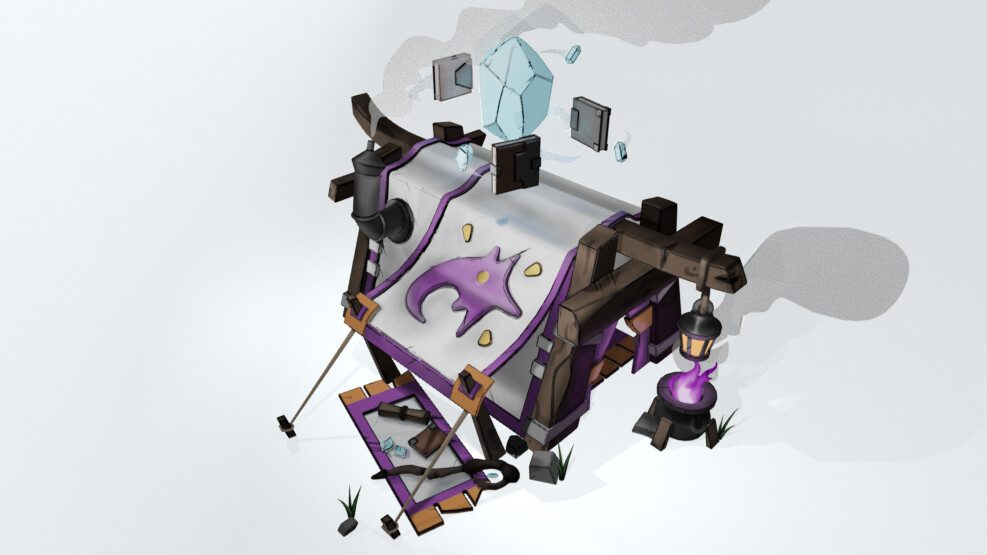 ArtStation - 3D Magic tent