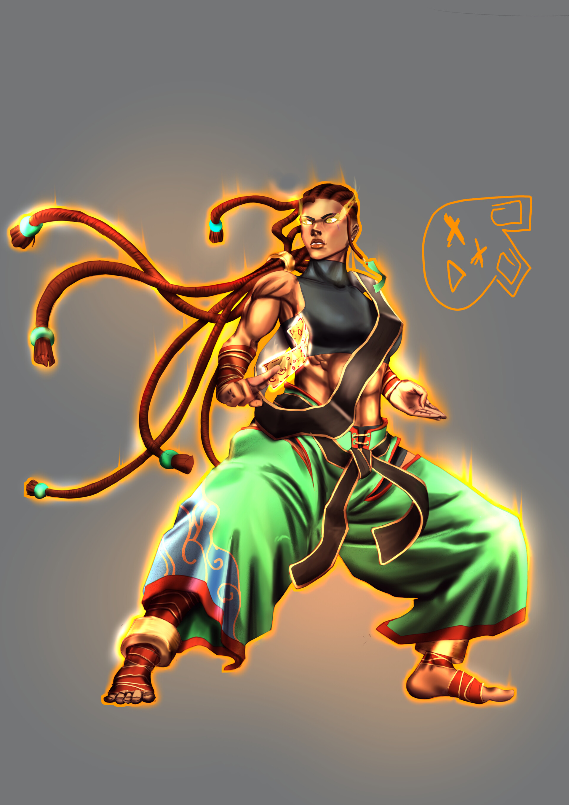 ArtStation - Warrior Monk