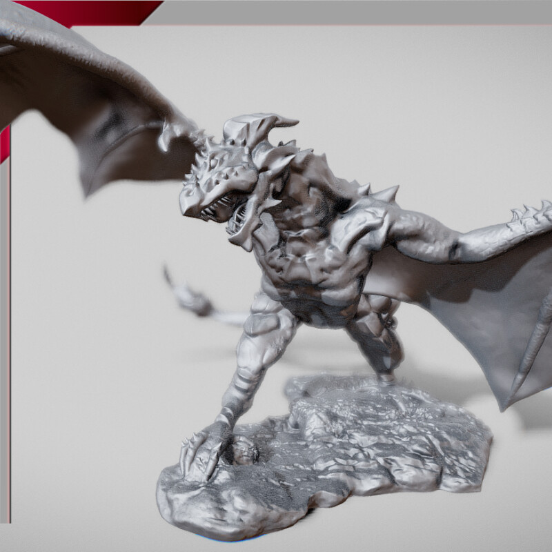 ArtStation - Dragon statue