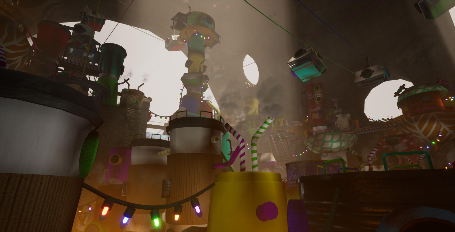 ArtStation - Lizard city diorama