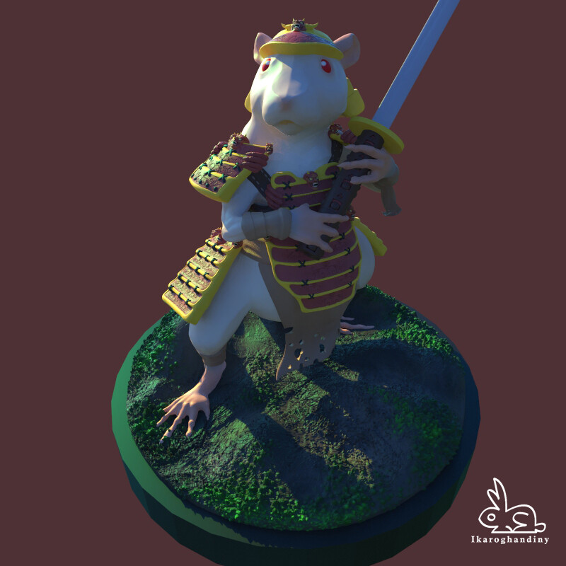 ArtStation - Samurai rat