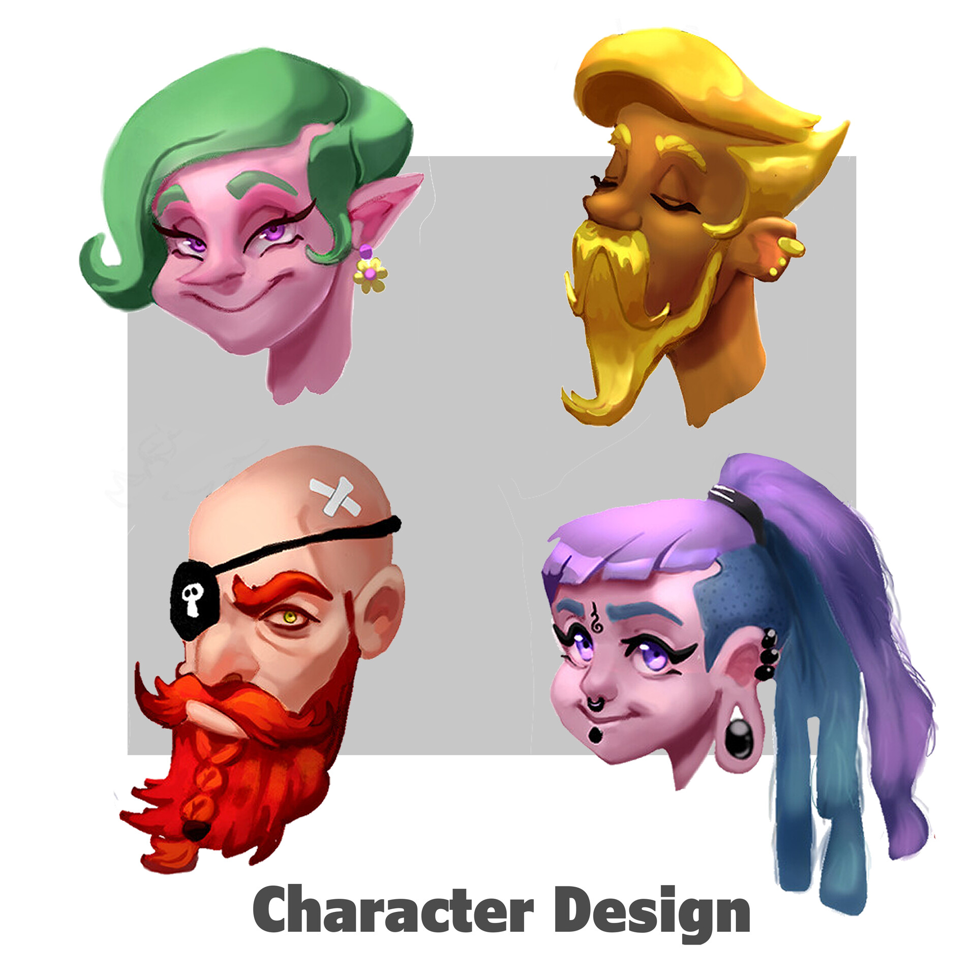 ArtStation - character design practice