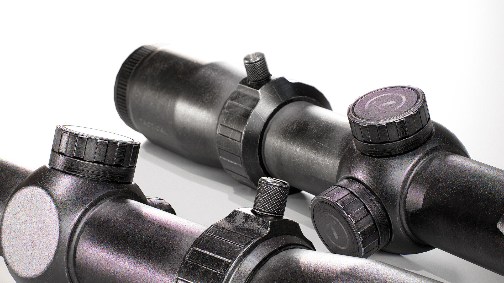 ArtStation - Rifle Scope Game Ready Asset.