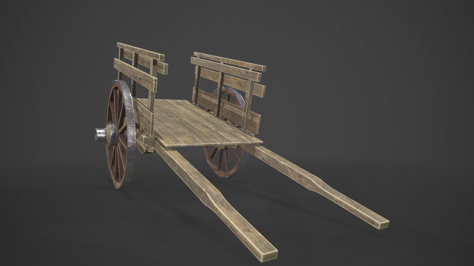 ArtStation - Wooden Cart