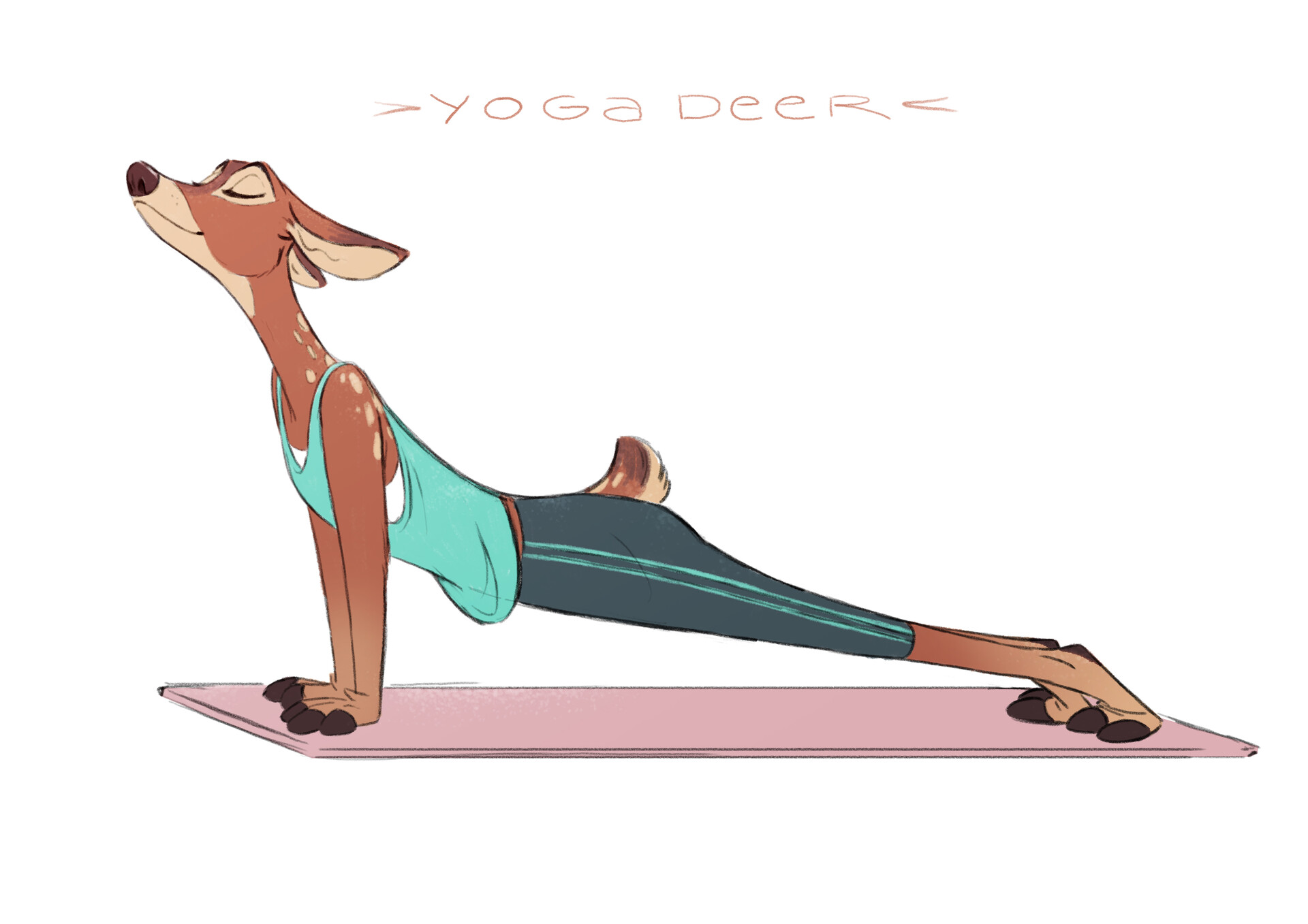 ArtStation - Yoga Animals
