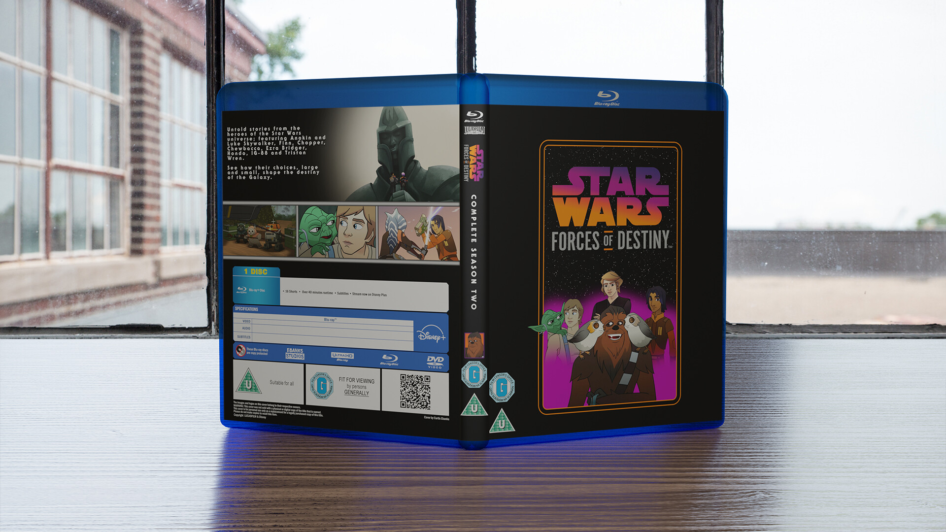 ArtStation - Star Wars: Forces of Destiny Season 2 Custom Blu-ray Cover