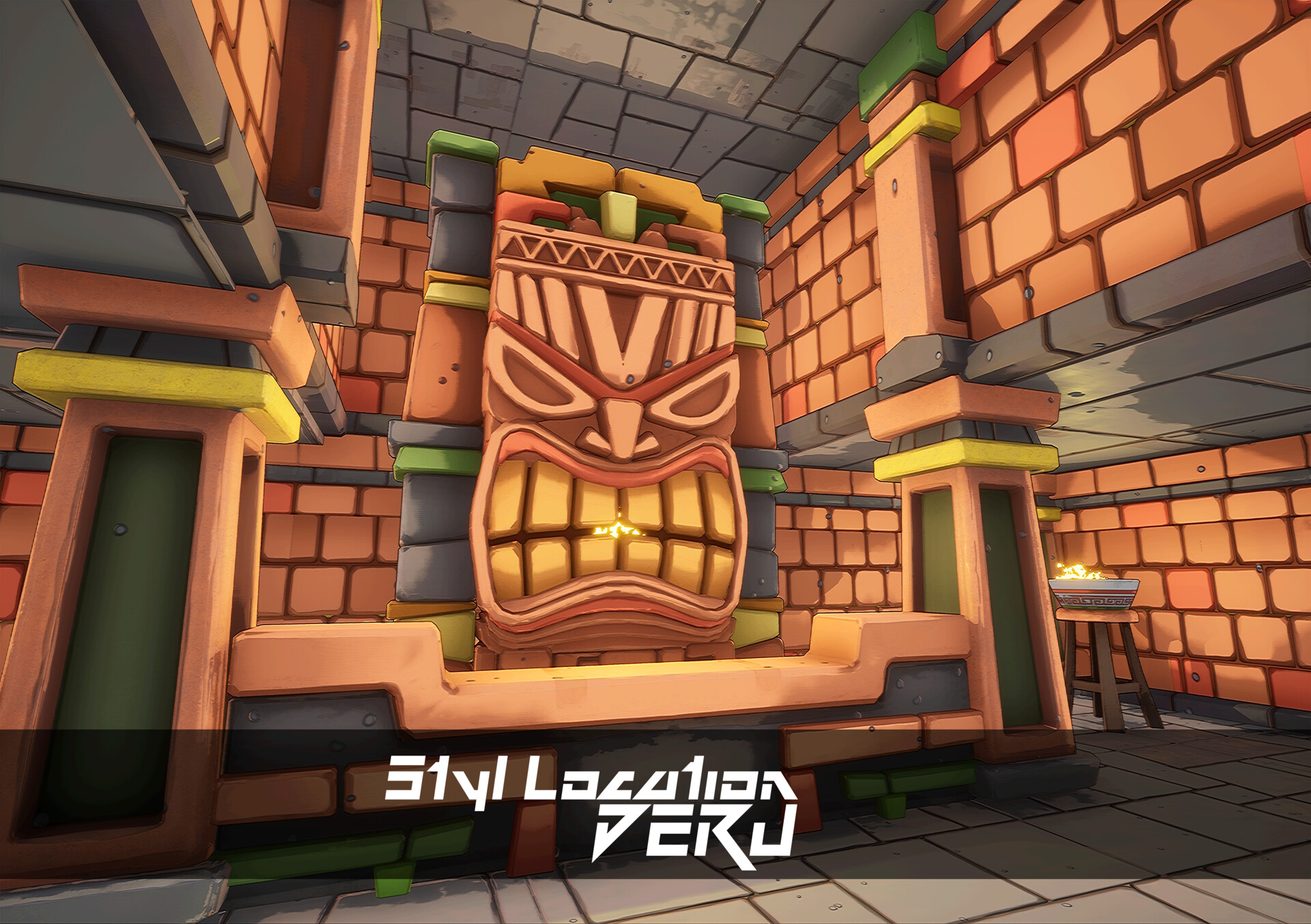 ArtStation - Stylized Temple