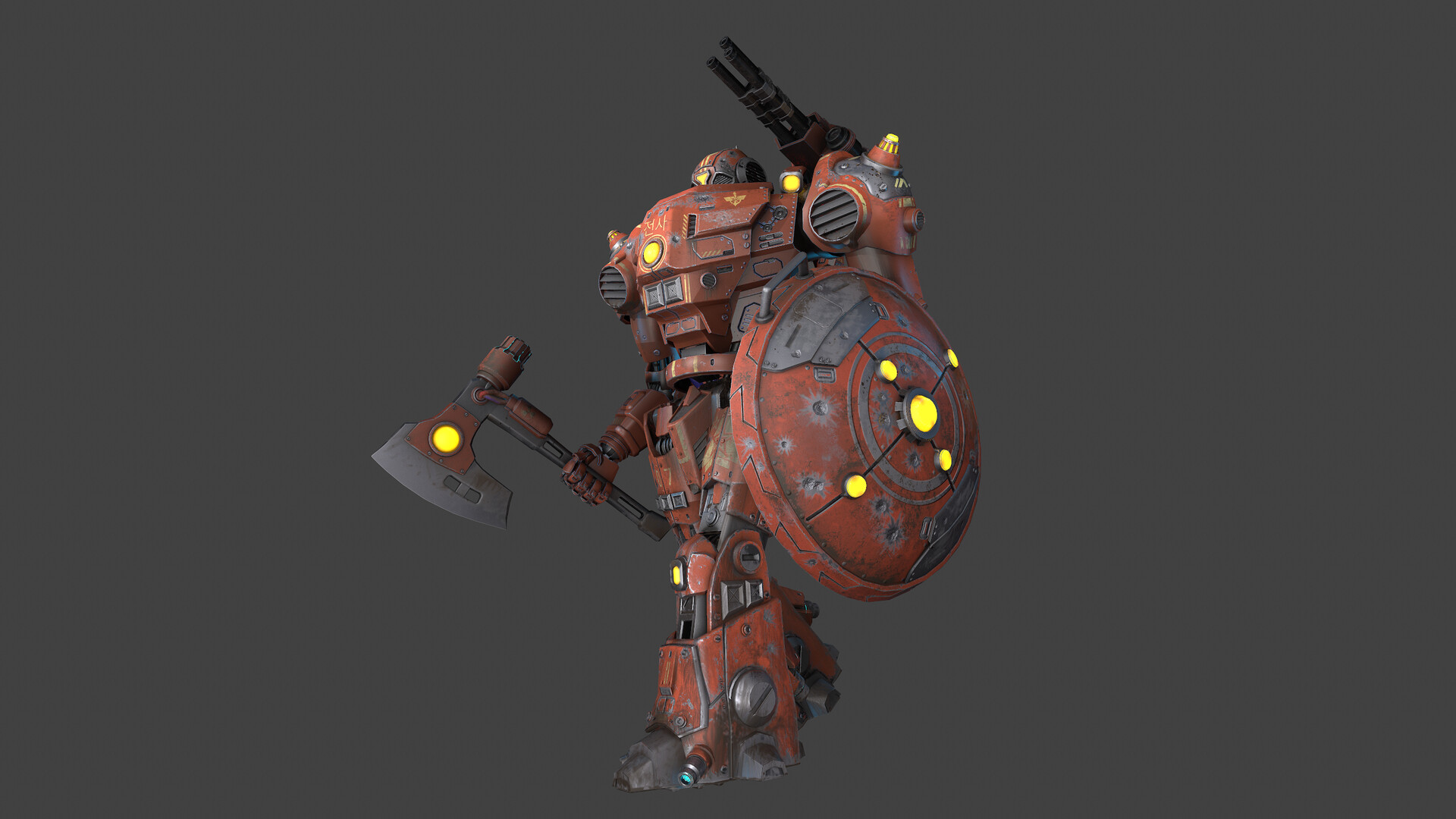 ArtStation - Sunrise Mech