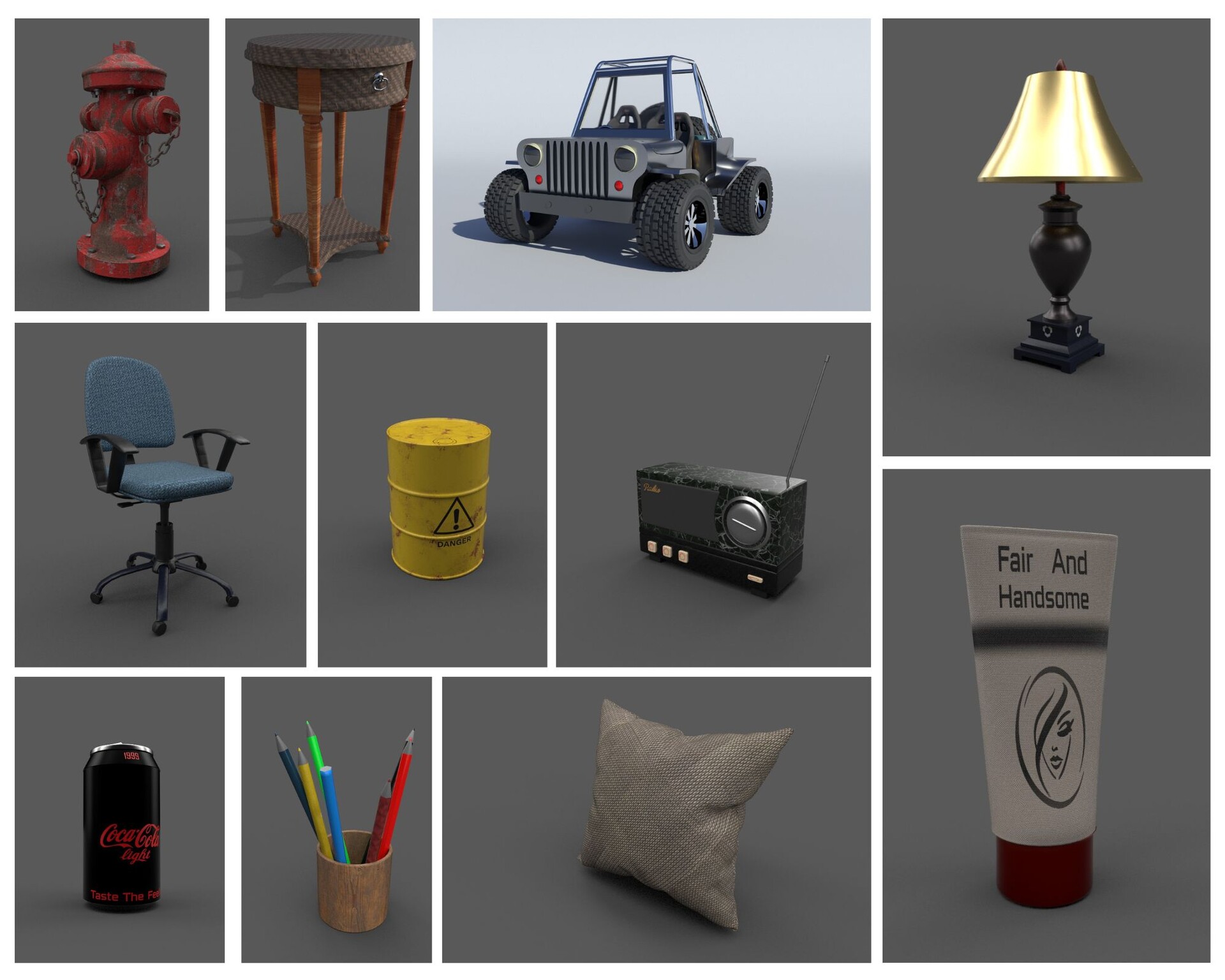 ArtStation - 3D_Modelling & Texturing_Props