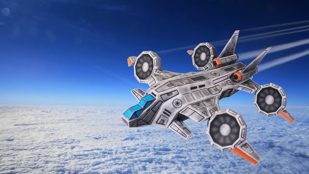 ArtStation - WEA Hyperion Papercraft